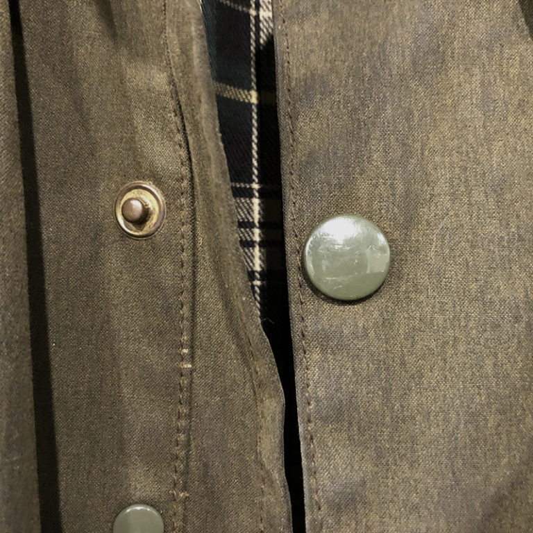 Barbour Solway Zipper 1warrant Original YKK Ring Zip Olive 40 Mint バブアー ...