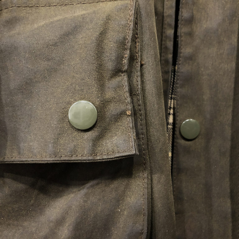 Barbour Solway Zipper 1warrant Original YKK Ring Zip Olive 40 Mint バブアー ...