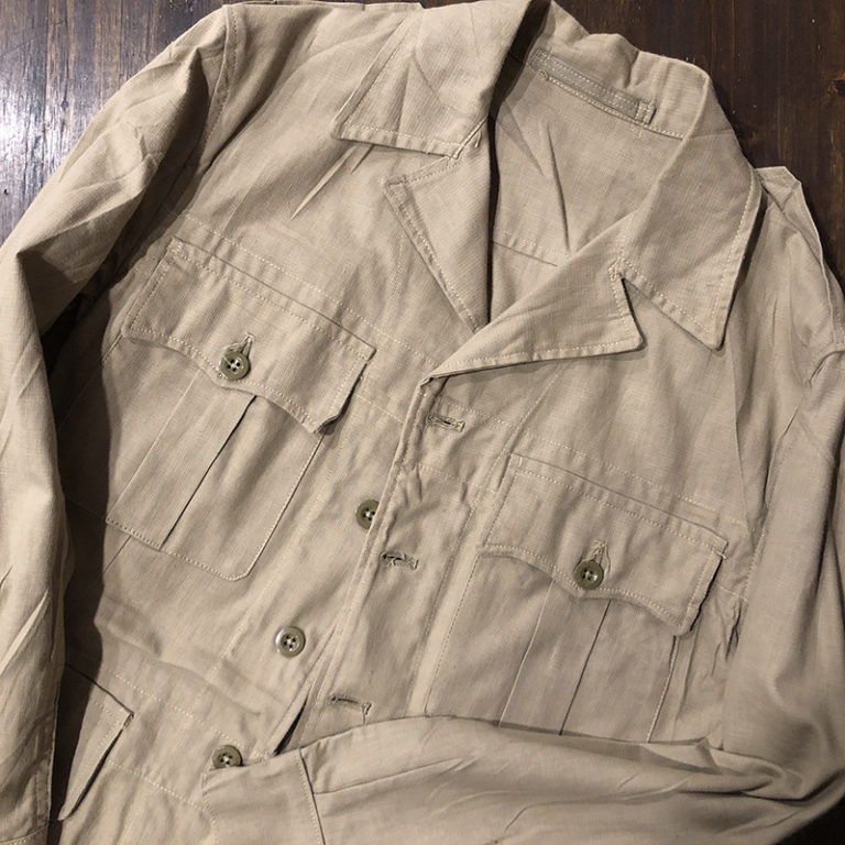 British Army Tropical Bush Jacket 1950 Pattern Size5 Deadstock イギリス軍 ...