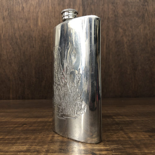 Orvis Flask Skittle Hunting Dog Duck Made by Sheffield 8oz Bottle オービス ...