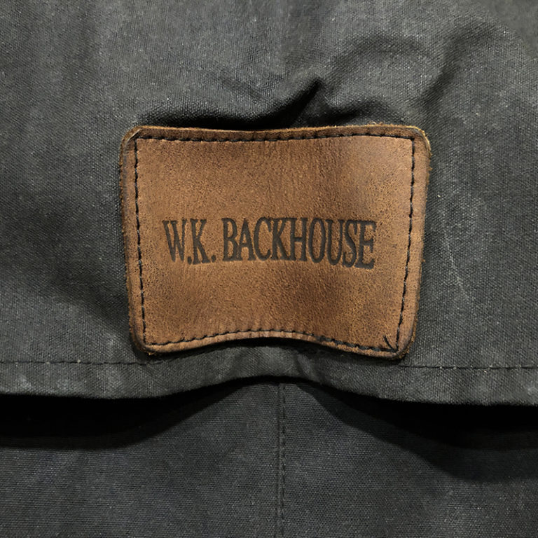 Backhouse Barbour Oild Cotton Stockman's Riding Coat Black バックハウス バブアー ...