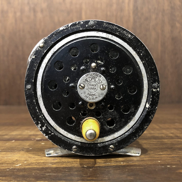 Pflueger Early Medalist 1494 Round Line Guard Vintage Fly Reel フルーガー ...