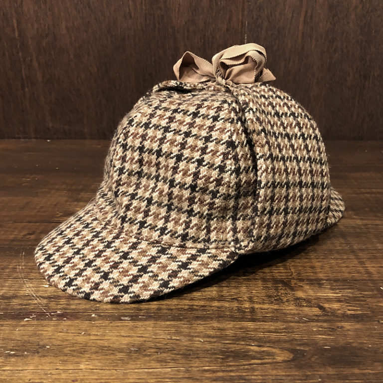 Abercrombie & Fitch Tweed Deerstalker Hat Gun Club Check L アバクロ アバクロンビー ...