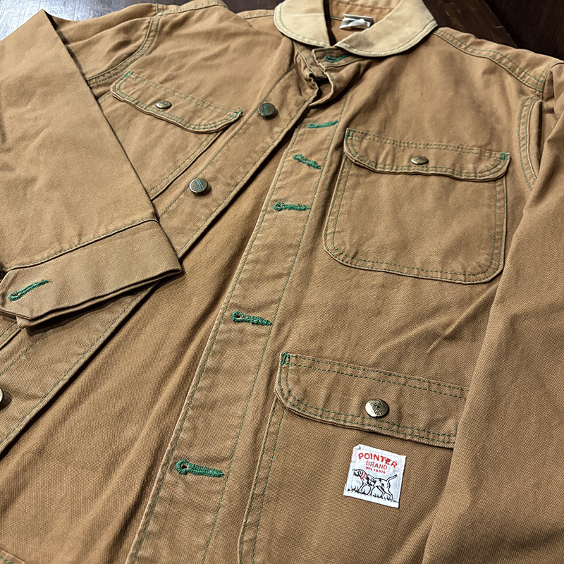 Pointer Shawl Collar Cotton Duck Canvas Coverall Made in USA | OLDS